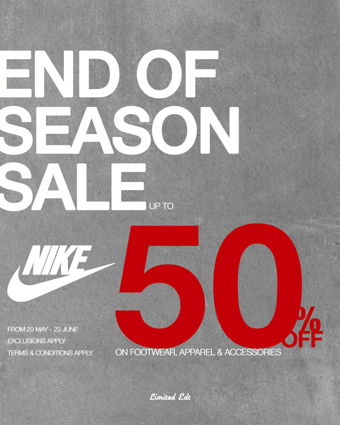 SALE – Limited Edt