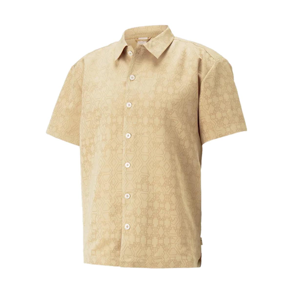 PUMA + DAPPER DAN Short Sleeve Shirt 'Ginger Root'